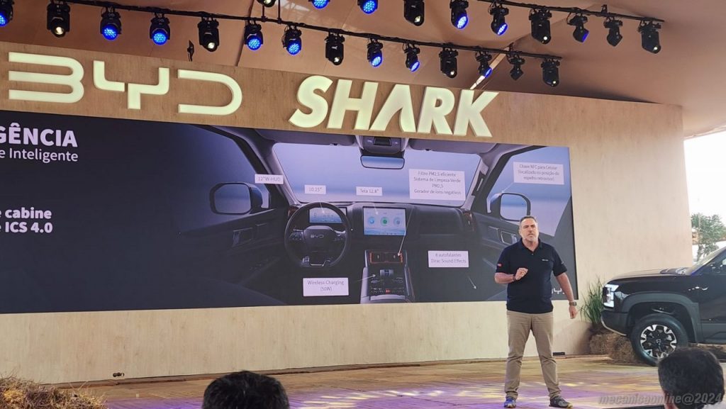 BYD lança a Shark: primeira picape híbrida plug-in do Brasil | Mecânica ...