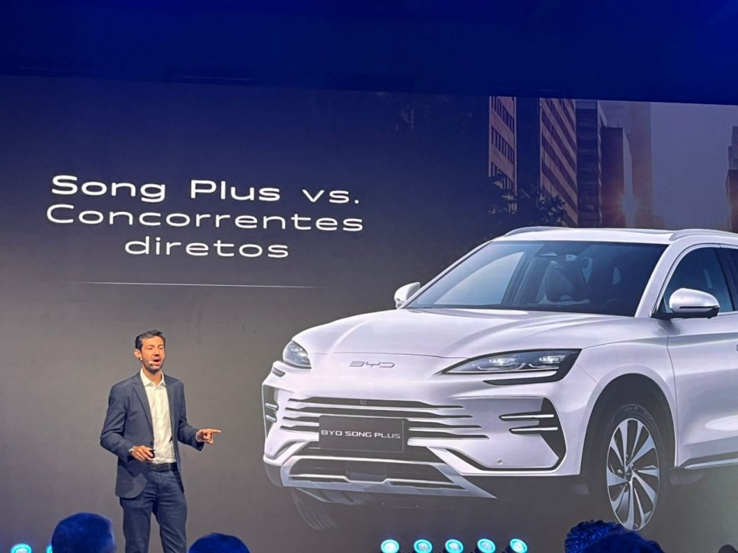 Novo BYD Song Plus 2027 ganha motor turbo e mais autonomia elétrica ...
